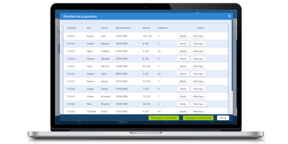 Exams and competitions on 100% digital tablets
