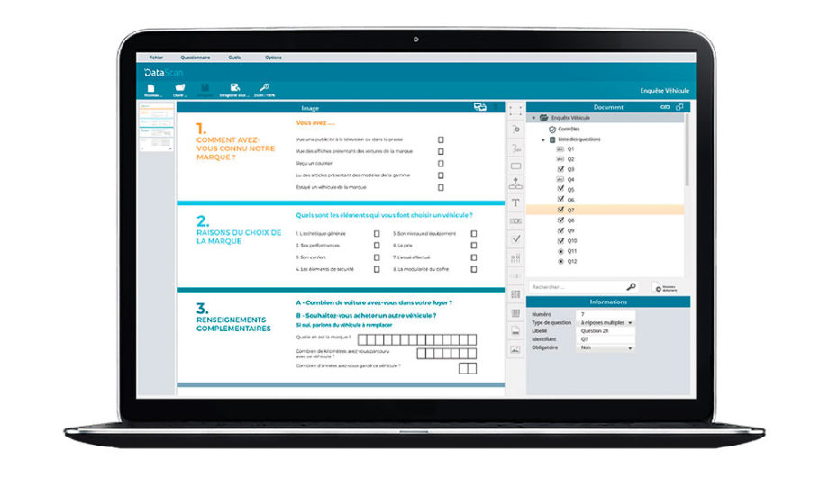 Forms: automatic reading with Data Scan